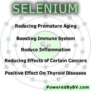 Selenium Benefits, Reduces Inflammation And Premature Aging